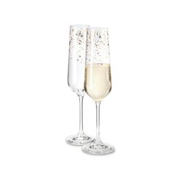 Tchibo - 2 Champagnergl&auml;ser - gold