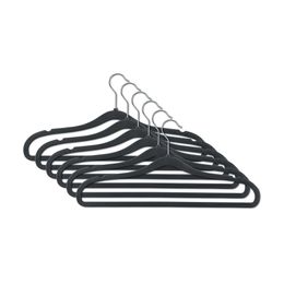Tchibo - 6 extraschmale Kleiderb&uuml;gel - schwarz