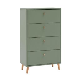Tchibo - Kommode &raquo;Bjarne&laquo; - 60x33x101,3cm - braun - Holz / Eichenholz / Metall