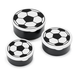 Tchibo - 3 Brotdosen im Fu&szlig;balldesign