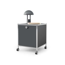 Tchibo - Beistelltisch mit Schublade Metall &raquo;Cn3&laquo; - 40x40x49cm - chrom - Stahl / Stahl / Aluminium