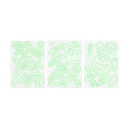 Tchibo - Wandsticker &raquo;Leuchtendes Weltall&laquo; - wei&szlig;