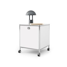 Tchibo - Beistelltisch mit Schublade Metall &raquo;Cn3&laquo; - 40x40x49cm - chrom - Stahl / Stahl / Aluminium