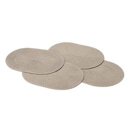 Tchibo - 4 abwischbare Platzsets - beige