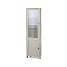 Tchibo - Eckvitrine - 53,5x45x176,5cm - schwarz - Holz / Glas / Metall