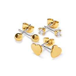 Tchibo - Ohrstecker-Set - gold