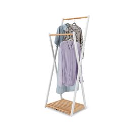 Tchibo - Kleiderst&auml;nder aus Massivholz - 60x45x158cm - wei&szlig; - Rubberwood-Holz