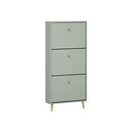 Tchibo - Schuhschrank &raquo;Bjarne&laquo; - 59,8x19x131cm - braun - Holz / Eichenholz / Metall