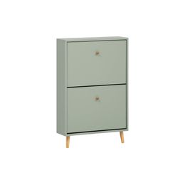 Tchibo - Schuhschrank &raquo;Bjarne&laquo; - 59,8x19x92,2cm - braun - Holz / Eichenholz / Metall