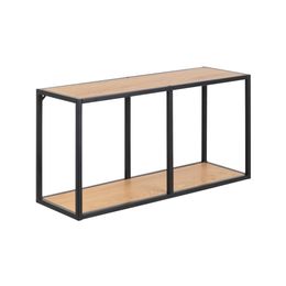 Tchibo - Wandregal - 72x24x37cm - schwarz - Holz / Metall