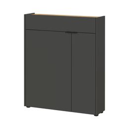 Tchibo - Mehrzweckschrank &raquo;Ameca&laquo; - 83x22x99cm - braun - Holz / Metall