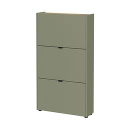 Tchibo - Schuhschrank &raquo;Ameca&laquo; - 71x22x126cm - braun - Holz / Metall