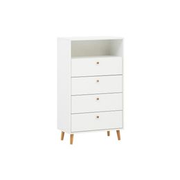 Tchibo - Kommode &raquo;Bjarne&laquo; - 60x33x104,5cm - braun - Holz / Eichenholz / Metall