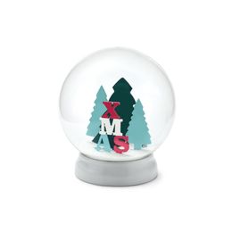 Tchibo - LED-Outdoor-Schneekugel - schwarz