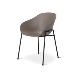 Tchibo - Moderner Schalenstuhl - 57x56x78cm - schwarz - Stahl / Polypropylen / Polypropylen