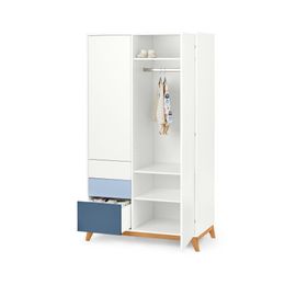Tchibo - Kleiderschrank - 100,5x52x180cm - dunkelblau - Holz / Eichenholz