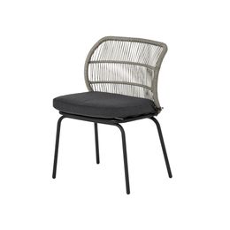 Tchibo - Stuhl mit Textilgeflecht - 55,5x57x83,5cm - anthrazit - Stahl / Polyester / Polyurethan