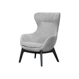 Tchibo - Sessel &raquo;Mia&laquo; - 77x81x113cm - hellgrau - Polyester / Metall / Holz