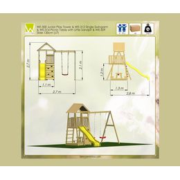 Wendi-Toys-Spielturm &raquo;Pelikan&laquo; - gelb
