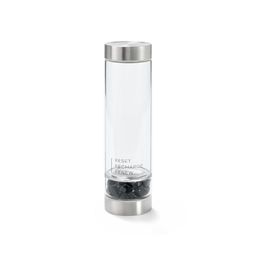 Tchibo - Obsidian-Trinkflasche - silber