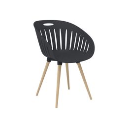 Tchibo - 2 Schalenst&uuml;hle mit Armlehne - 54x57x81cm - olivgr&uuml;n -