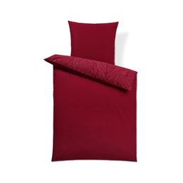 Tchibo - Premium-Baumwoll-Bettw&auml;sche - bordeaux