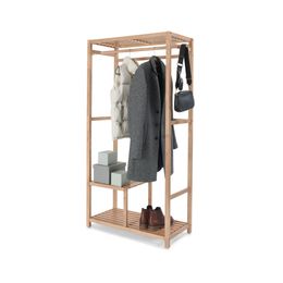 Tchibo - Garderobe - 95,5x40x160cm - naturfarben - Rubberwood-Holz