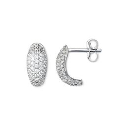 Tchibo - 925 Silber Creolen Sparkling - silber