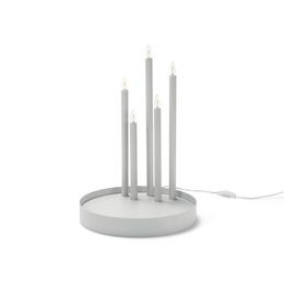 Tchibo - LED-Kerzenleuchter - hellgrau