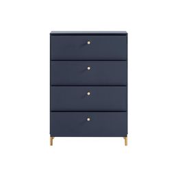 Tchibo - Kommode &raquo;Alfa&laquo; - 80x40x116,5cm - dunkelblau -