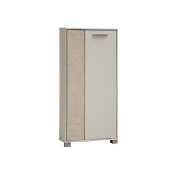 Tchibo - Highboard &raquo;Edno&laquo; - 59,8x19,5x124cm - beige - Holz / Kunststoff / Metall