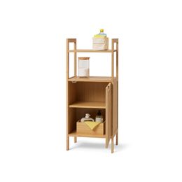 Tchibo - Ordnungsregal in skandinavischen Design - 40x30x95cm - naturfarben - Bambusholz