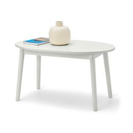 Tchibo - Couchtisch - 90x50x48cm - wei&szlig; - Holz / Buchenholz