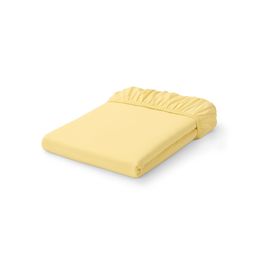 Tchibo - Premium-Jersey-Spannbettlaken - gelb
