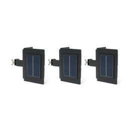 Tchibo - 3 Solar-Dachrinnenleuchten - 12x10x5,5cm - schwarz - Kunststoff