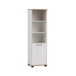 Tchibo - Hochschrank &raquo;Jelda&laquo; - 52,5x41x177,5cm - schwarz - Holz / Metall / Kunststoff