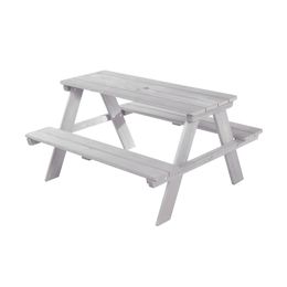 Roba Kinder-Outdoor-Sitzgruppe &raquo;Picknick for 4&laquo; - 89x84,5x50cm - grau - Holz