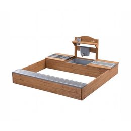 Roba Sandkasten mit Matschk&uuml;che - braun