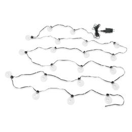 Eglo LED-Outdoor-Lichterkette mit Netzadapter - 540x4,8x6,7cm - schwarz -