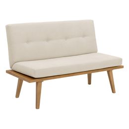 Tchibo - K&uuml;chensofa - 145x74x95cm - beige - Polyester / Buchenholz / Metall