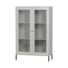 Tchibo - Woood Vitrinen-Schrank &raquo;Xam&laquo; - 100x40x155cm - grau - Holz