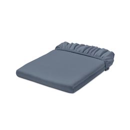 Tchibo - Jersey-Spannbettlaken - blau