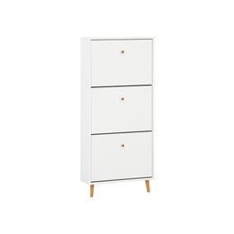 Tchibo - Schuhschrank &raquo;Bjarne&laquo; - 59,8x19x131cm - braun - Holz / Eichenholz / Metall
