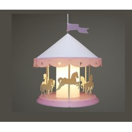 Tchibo - Deckenlampe &raquo;Karussell&laquo; - 34x36x36cm - rosa - Polypropylen