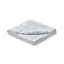 Tchibo - Premium-Samt-Bett&uuml;berwurf - silber