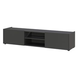 Tchibo - Lowboard &raquo;Aalborg&laquo; graphit - 164x40x35cm - grau - Holz