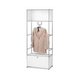 Tchibo - Garderobe Metall &raquo;Cn3&laquo; mit Klappfach - 77x40x194,5cm - chrom -