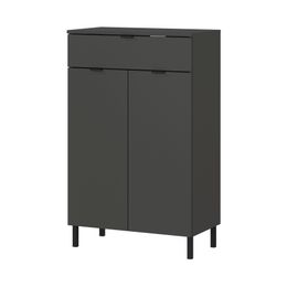 Tchibo - Kommode &raquo;Arcena&laquo; - 60x34x97cm - grau - Holz / Metall