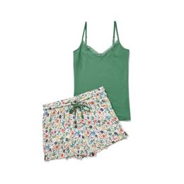 Tchibo - Shorty-Pyjama-Set - Damen - Gr. 34 - creme