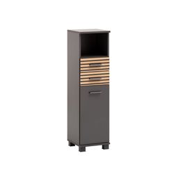 Tchibo - Highboard &raquo;Katta&laquo; - 30,5x32,5x110,5cm - anthrazit - Holz / Metall / Kunststoff